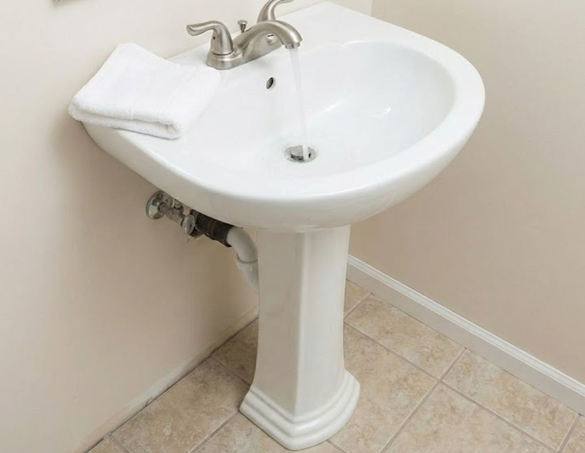 How to Plumb a Pedestal Sink: Step by Step Guide - Plumbing Guider