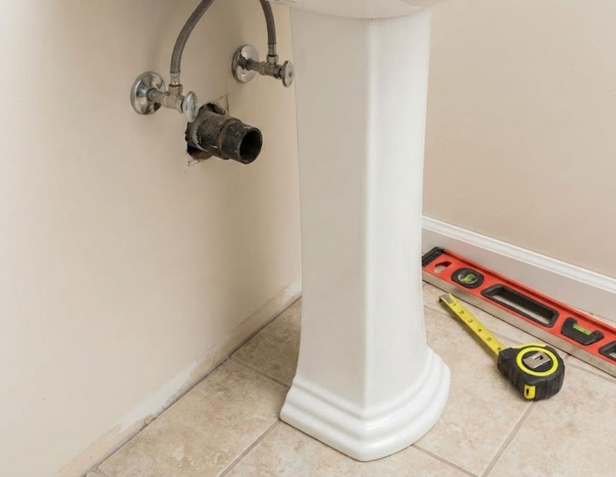 How to Plumb a Pedestal Sink: Step by Step Guide - Plumbing Guider