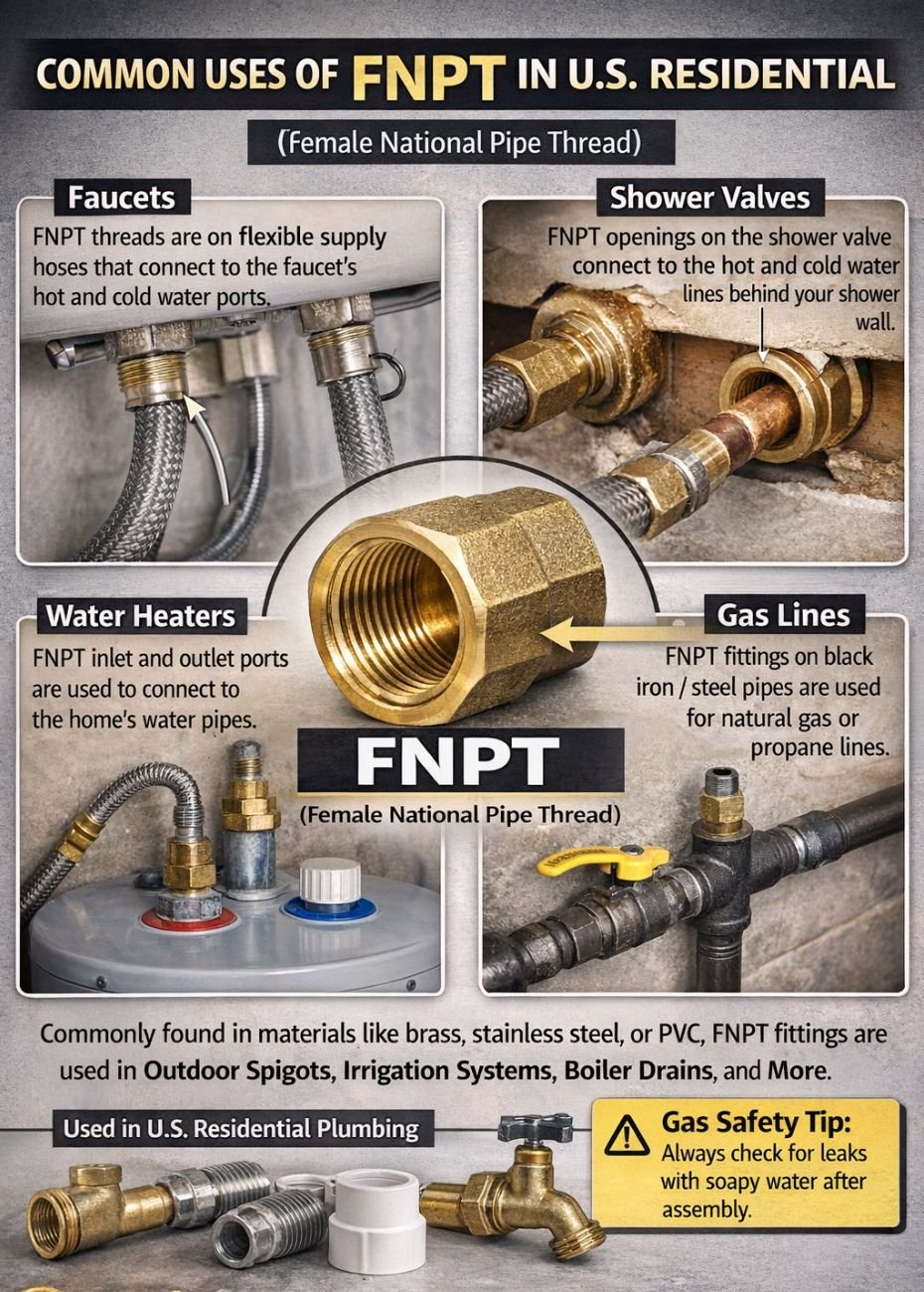 What Does FNPT Mean in Plumbing? - Plumbing Guider