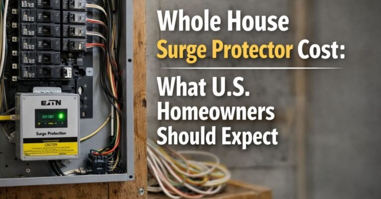 Whole House Surge Protector Cost in the USA (2026 Guide) - Plumbing Guider